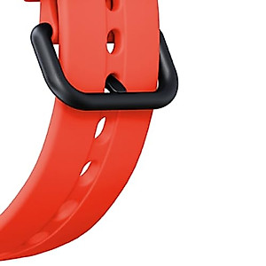 Gabb Watch Style Band - Kids Watch Band Replacement, Flexible, Waterproof Soft Silicone for All Watches, Easily Adjustable, Sweatproof and High-Performance Silicone (Red)