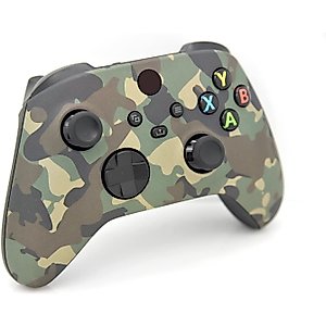 Wireless Custom Controller Compatible with PC, Windows 10+, Series X/S & One (Series X/S Green Camo)