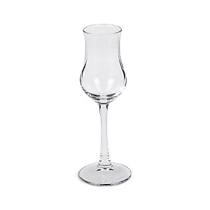 SECEN LONDON Set of 6, 3.2 oz, Crystal Glass Stemware Collection Fruit Brandy/Grappa Cocktail Spirits Glass, Dinner Drinks, Italian Tulip Shape, Tasting Glasses, Perfect For Nosing and Sipping