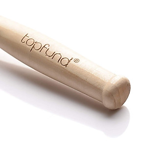 TOPFUND Crystal Singing Bowl Medium Rubber Mallet