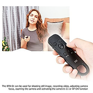 JJC RMT-P1BT Bluetooth Wireless Remote Control Commander for Sony ZVE1 ZV-E1 ZV1F ZV-1F ZV1 ZV-1 RX100VII RX100M7 ZVE10 ZV-E10 A7RV A7RM5 FX30 FX3 A6100 A6600 A7C A7IV A7M4 A7RIV A7RM4 A7SIII Camera