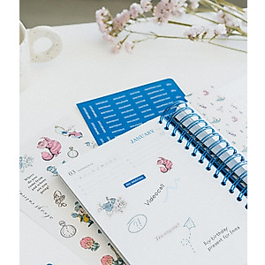 Grupo Erik Disney Alice In Wonderland Diary 2023-2024 | Back To School 12 Months Academic Diary Day To Page A5 | August 2023 - July 2024 | Mid Year Diary 2023-2024 With Stickers | Disney Gifts