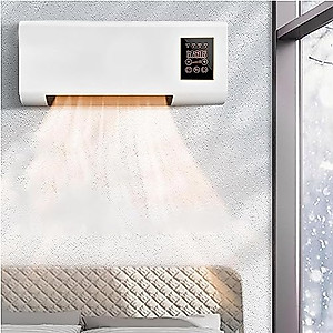 2023 New Large Air Cooler Fan, Wall Mounted Mini Cooling and Heating Fan with Remote Control, Household Timing Air Conditioners for Home, Bathroom, Bedroom, Office, Living Room