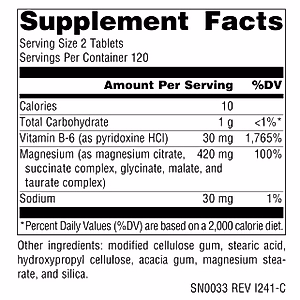 Source Naturals Ultra-Mag High-Efficiency Magnesium Complex - Maintains Muscle & Nerve Function - 240 Tablets