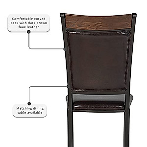 Powell Furniture Franklin Dining Group, Dark Brown