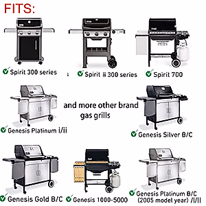 7638 7527 65906 Grill Replacement Parts for Weber Grates Weber Spirit E-310 II E-310 Spirit S-310 Spirit 300 Series, Spirit 700 Grill Grates Weber Genesis Silver B/C Grates Genesis Gold B/C Parts