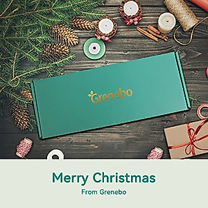 Grenebo Stainless Steel Garden Tools,3 Pieces Gardening Tools with Wood Handle,Rust-Proof Gardening Kit Garden Shovel Garden Rake Garden Trowel,Ideal Gardening Gifts for Women