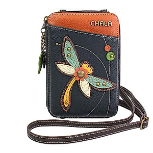 Chala Dragonfly Wallet Crossbody Handbag - Convertable Strap