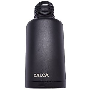 MELDIKISO 64oz Stainless Steel Water Bottle with Wide Mouth Lid, Black Large Drinking Cup, Double Wall Vacuum Insulated