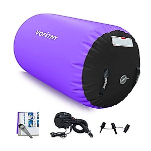 VOFiTNY Gymnastics Air Roller 4ft L x 2.5ft D for tumbling training for Home/Gym