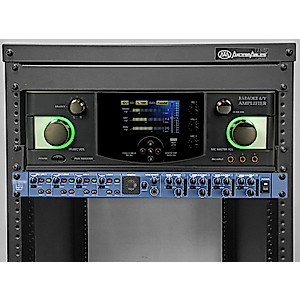 AxcessAbles 1U Vented AV Cantilever Rack Shelf for 19 Inch Equipment Rack & IT Cabinets. 10 Inches Deep No Lips. 44lb Capacity (2 Pack)