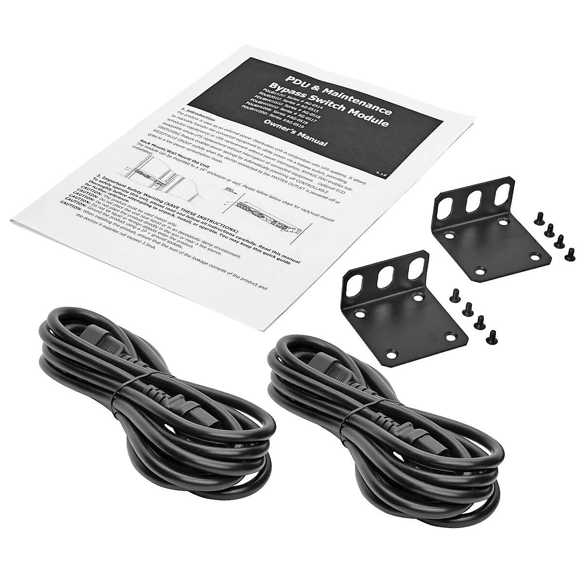 Tripp Lite PDU Hot Swap with Manual Bypass 200-240V 10A 6 C13 2 C14 1URM (PDUBHV101U)