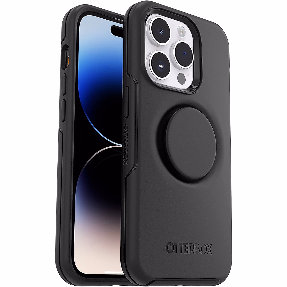 OtterBox + Pop Symmetry Series Case for iPhone 14 Pro Max (Only) - Non-Retail Packaging - Black
