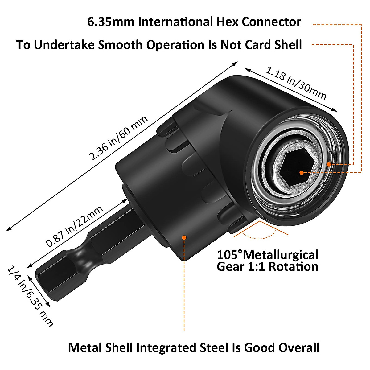 31 Pcs Flexible Drill Bit Extension Set Drill Bit Extension Kit, Include 1/4 3/8 1/2 Inch Hex Socket Adapter Socket Bendable Magnetic Drill Extender Universal Drill Bit Extension Screwdriver