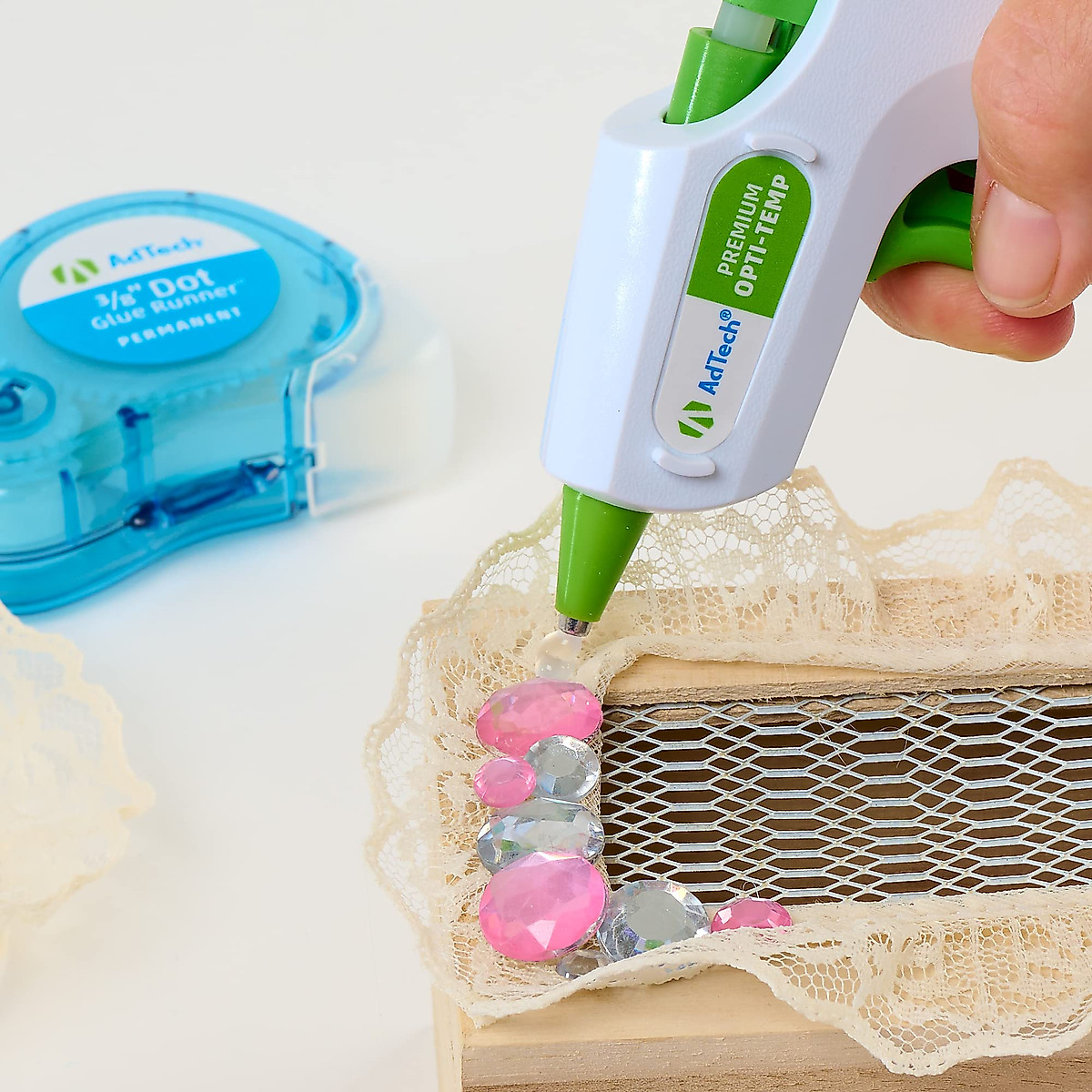 Adtech W220-34ZIP30 Hot Glue Sticks, 30-Pack of Non-Yellowing, Clear, 30 Count