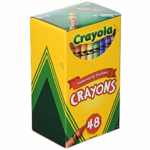 Crayola upc 52-0048 Crayons Assorted Colors 48 Count, Pack of 3