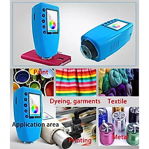 WR-10QC Portable Digital Colorimeter Color Analyzer Color Difference Meter 4mm