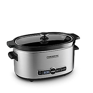 KitchenAid KSC6223SS 6-Qt. Slow Cooker with Standard Lid - Stainless Steel