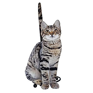 oUUoNNo Funny Cat Paper Towel Holder Standing Cat Toilet Paper Towel Dispenser for Kitchen Table Bathrooms Cat Decorations for Home Tissue Toilet Roll Orgainzer