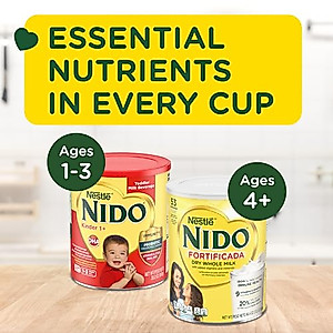 Nestle NIDO Kinder 1+ Toddler Powdered Milk Beverage - 12.6 Oz Canister - Shelf Stable Toddler Drink