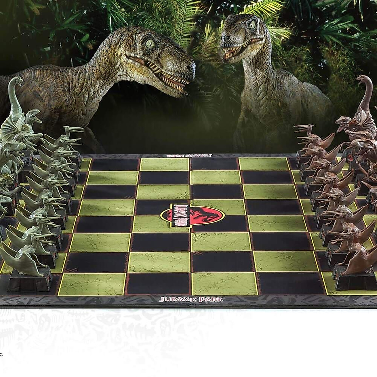 The Noble Collection Jurassic Park Chess Set