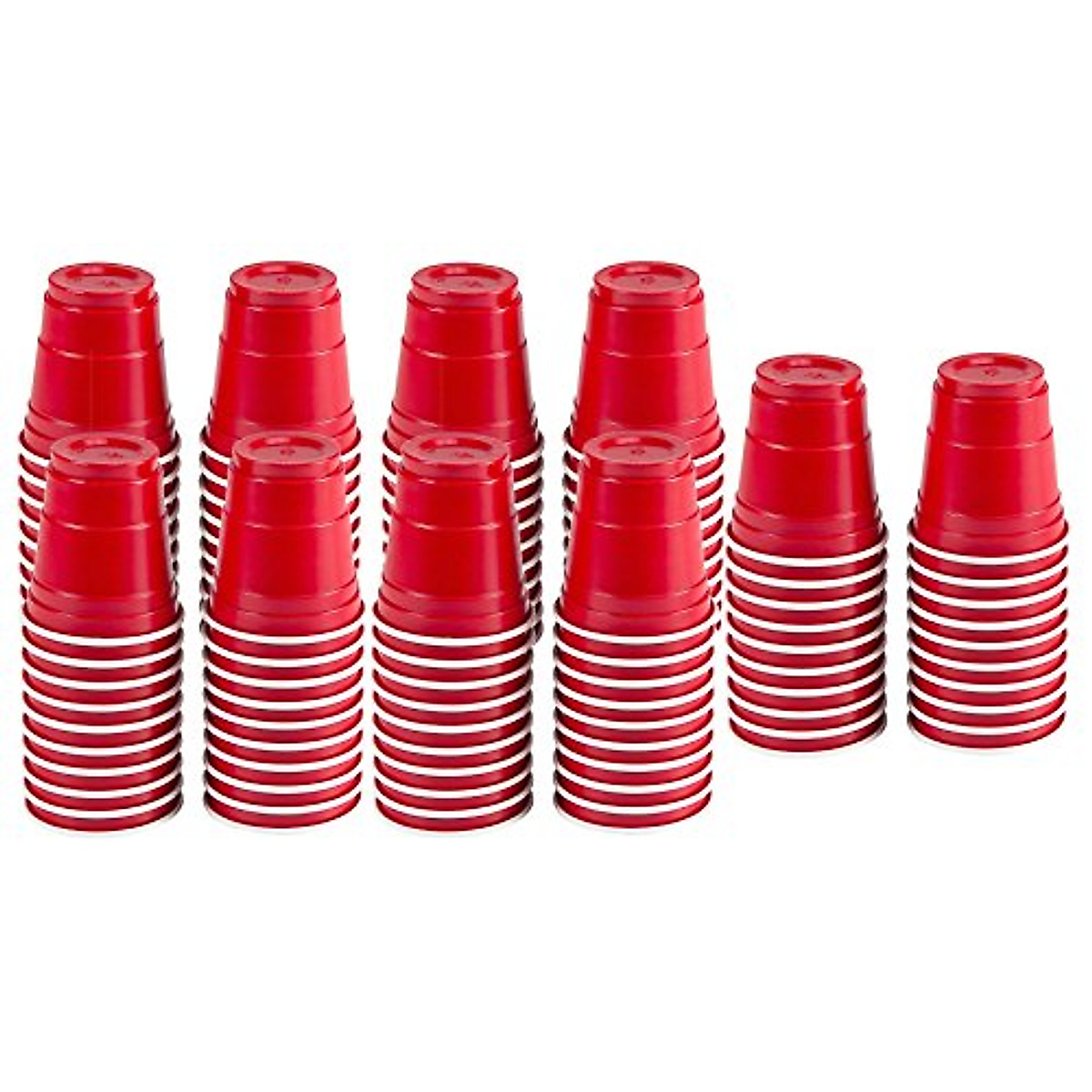 2oz MINI RED PARTY CUPS 100 total (5 packs of 20) Perfect for Liquor Shots