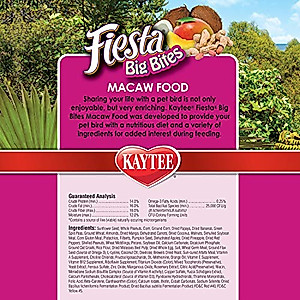 Kaytee Fiesta Big Bites - Macaw 10 lb