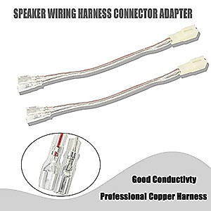 RED WOLF Car Dash Tweeter Speaker Wire Harness Connector Plug for 2014-2018 Nissan Rogue, 2008-2017 Nissan Maxima Murano Pathfinder Altima Model