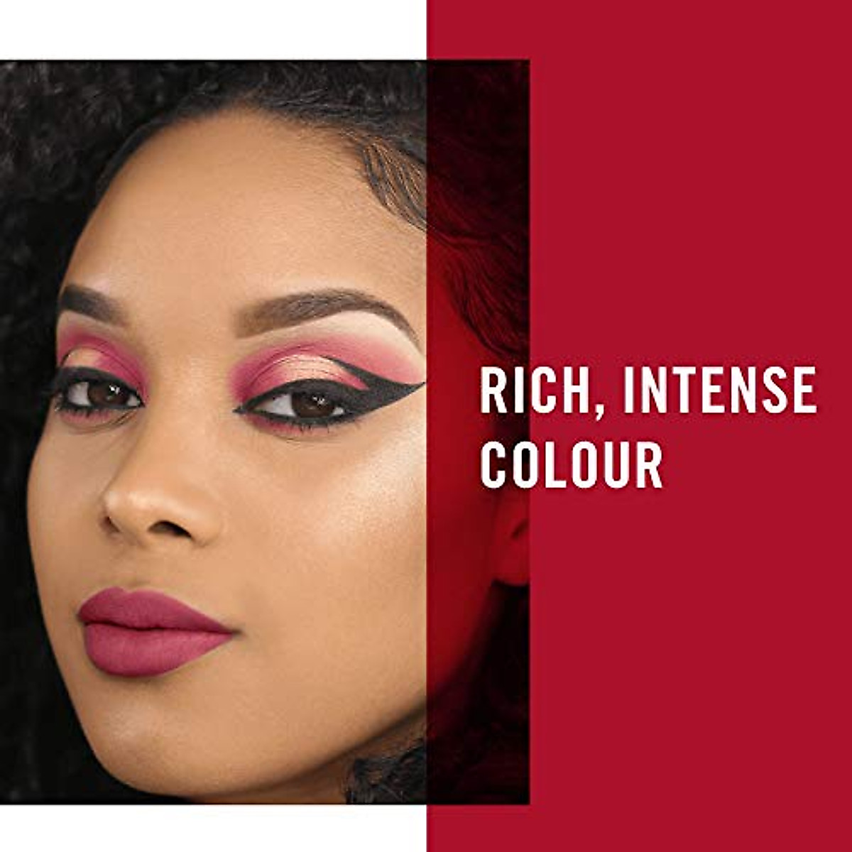 Rimmel London Magnif'Eyes Eyeshadow Palette, 12 Shades, Blendable Formula, Versatile, 007, Crimson, 0.5oz