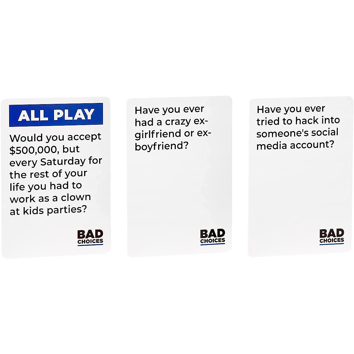 BAD CHOICES Party Game + After Dark Edition Set - Hilarious Adult Card Game for Friends, Fun Parties and Board Games Night with Your Group