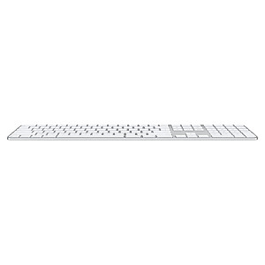 Magic Keyboard with Touch ID and Numeric Keypad for Mac Models with Apple Silicon - US English - White Keys