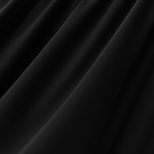 Nylon Spandex Fabric - Matte Tricot Swimsuit Fabric by The Yard - 80% Nylon, 20% Spandex - 4-Way Stretch Fabric - 60" Wide - Swimwear, Sports, Dance, Lining Fabric - 1 Yard Black Nylon Fabric