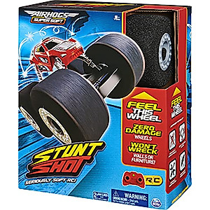 Air Hogs Super Soft, Stunt Shot Indoor Remote Control Car with Soft Wheels, Toys for Boys, Aged 5 and up