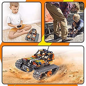 3IN1 Remote Controlled Car Kit, Stem Projects Toy Building Sets for Kids Ages 8-12, Building Toys for 8 9 10 11 12 13 Year Old Boys Girls, Gifts Ideas for 8 And Up Boy Girls - 392 Pcs
