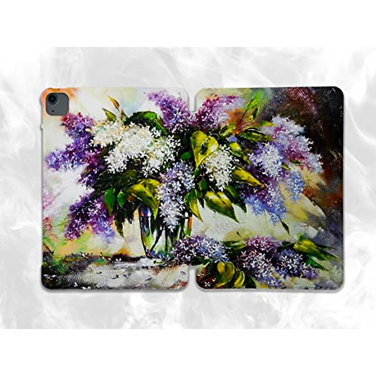 Kawaii Painted Flowers Bouquet case Compatible with iPad Mini Air Pro 7.9 8.3 9.7 10.2 10.9 11 12.9 inch Pattern Cover New 2022 2021 Trifold Stand 3 4 5 6 7 8 9 Generation 347 (7.9" Mini 4/5)