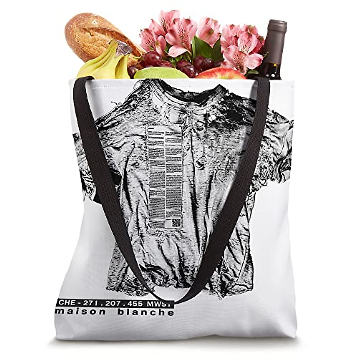 maison blanche Vintage T-Shirt Inspired Print Tote Bag