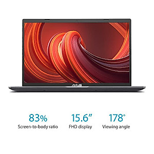 ASUS 2022 Newest VivoBook 15 Thin and Light Laptop, 15.6 inch FHD Display, Intel Core i3-1115G4 Processor, 8GB RAM, 256GB SSD, WiFi, Bluetooth, Windows 11 Home in S Mode, Bundle with JAWFOAL