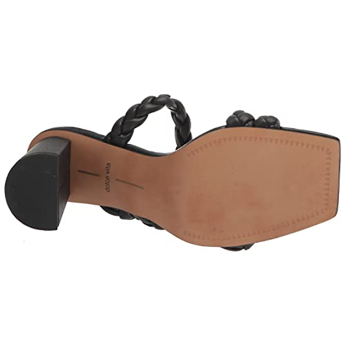 DOLCE VITA Women's Pang Heeled Sandal, Black Stella, 8.5