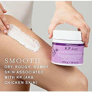 DERMAdoctor KP Bump Eraser Body Scrub Dermatologist Formulated Exfoliant | Keratosis Pilaris Treatment For Dry And Bumpy Skin 10% AHAs + PHAs - 16 fl oz