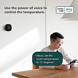 NEW 2022! ecobee Smart Thermostat Premium with Siri and Alexa and Built in Air Quality Monitor and Smart Sensor