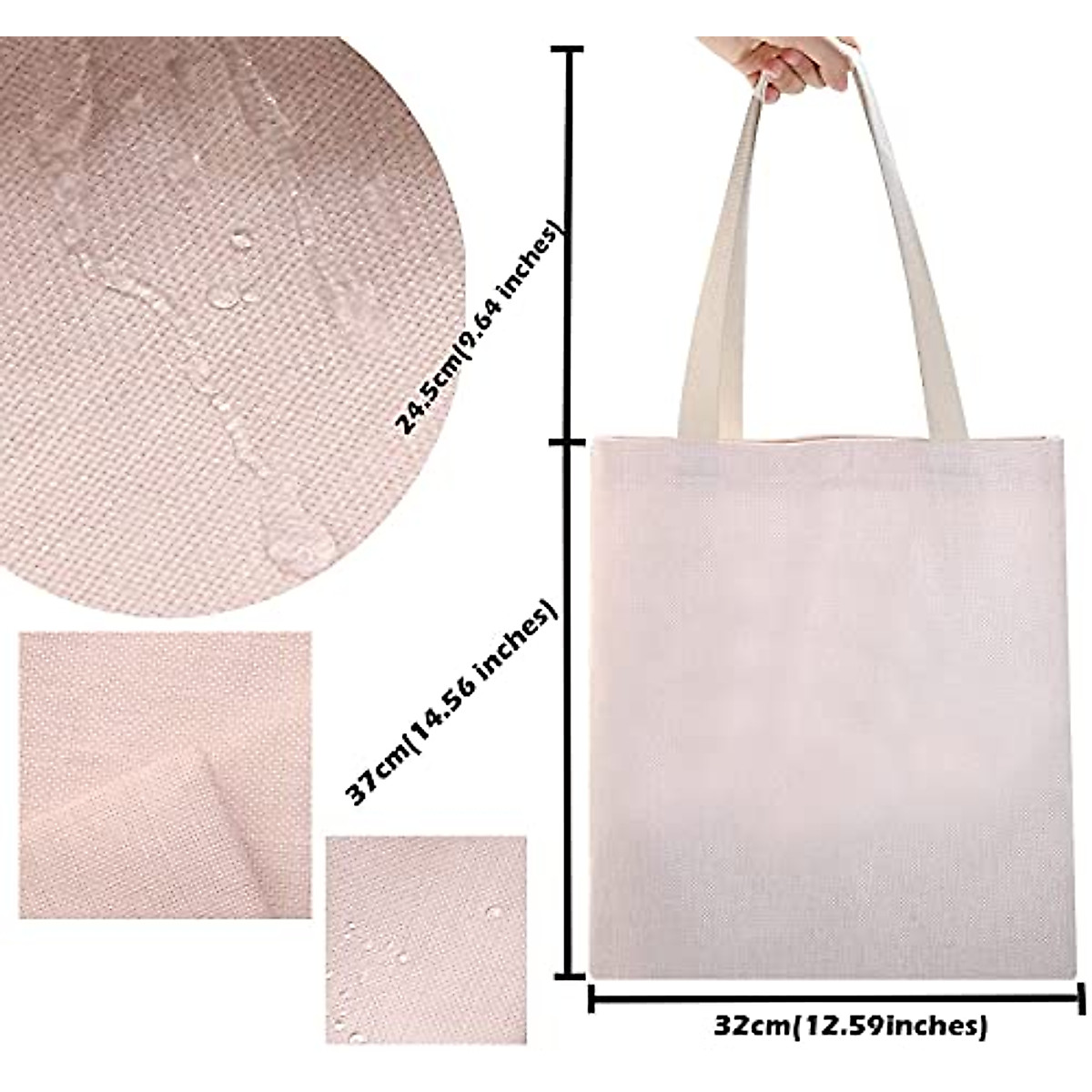 TSOTMO Social Work Appreciation Gift Social Worker Graduation Gift for Woman Because Badass Miracle Worker Isn't An Official Job Title canvas tote bags (Social Worker canvas)