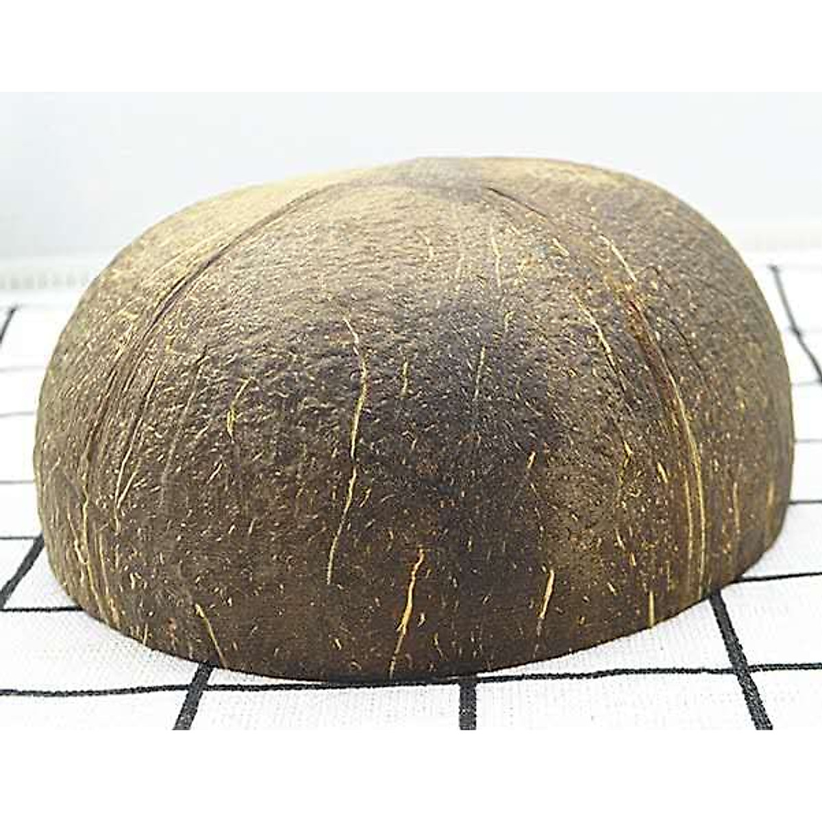 CEREM Coconut Bowl with Wooden Spoon and Fork Handmade Kitchen Utensils for Fruit Salad Dessert Smoothie Breakfast Party Meals Serving Home Decor, Natural 1 Set