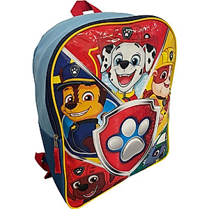 Paw Patrol 15" School Backpack (Blue-Red)