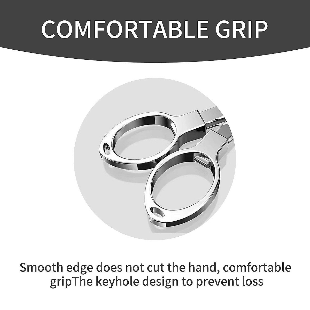 2Pcs Folding Scissors Travel safe portable small stainless steel telescopic cutter Telescopic Cutter Used for Home Office, Safety Portable Travel Trip Scissors