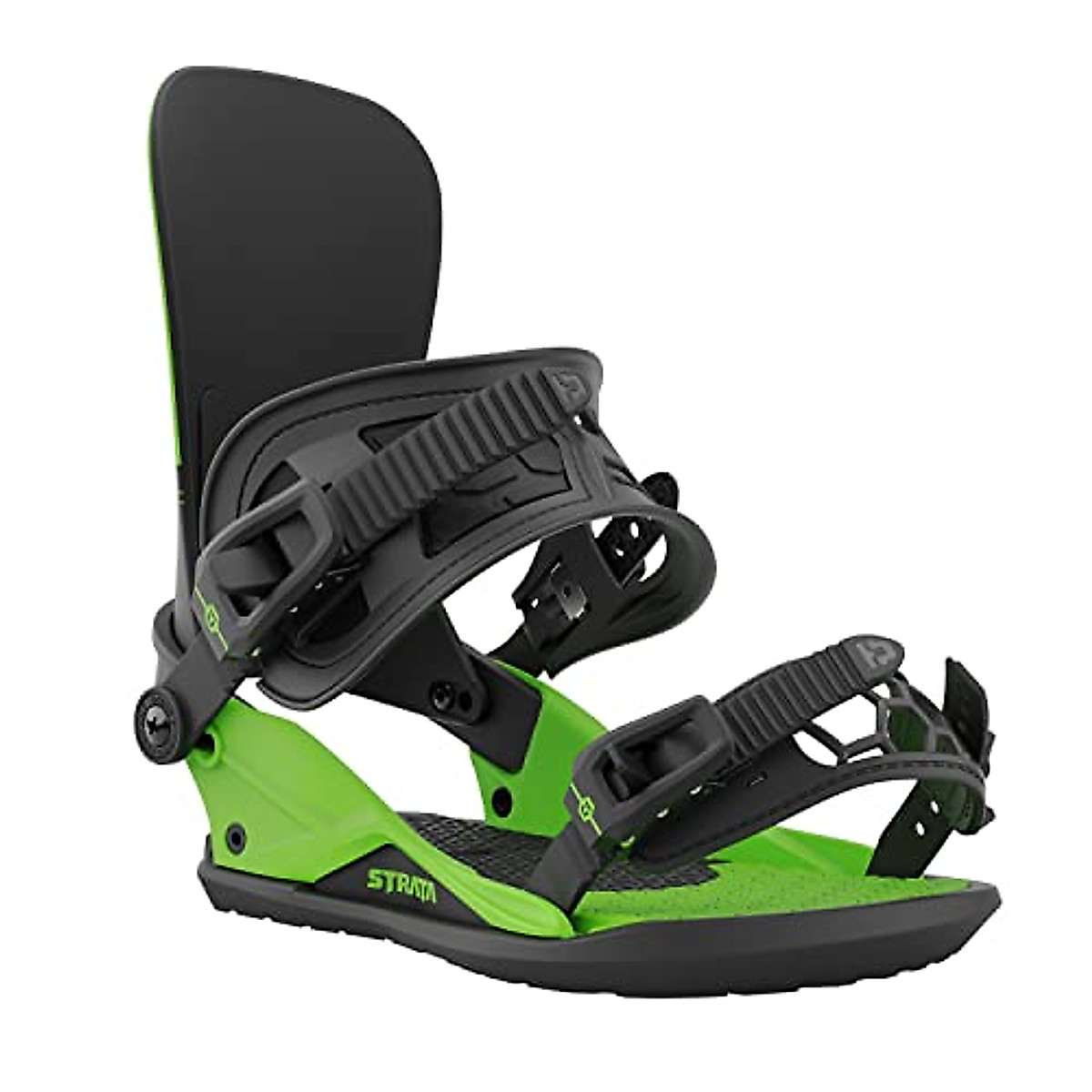 Union Strata Team Snowboard Bindings Mens Sz M (8-10) Acid Green