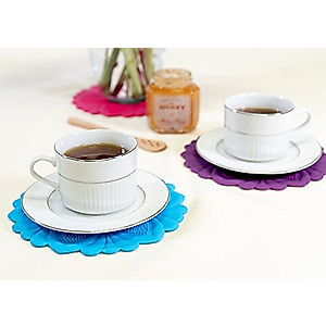 Talisman Designs No-Slip Grip Silicone Hot Pad & Trivet, Surface Protection from Hot Dishes, Up to 500-Degree Heat Resistance, Multipurpose Kitchen Supplies, Yellow (Set of 1)