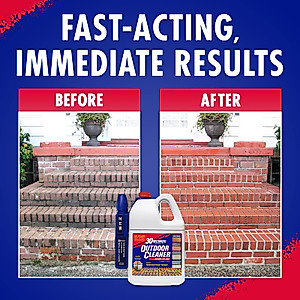 30 SECONDS Mold and Mildew Stain Remover | 1.3 Gallon | Ready To Use | Battery Powered Spray Wand