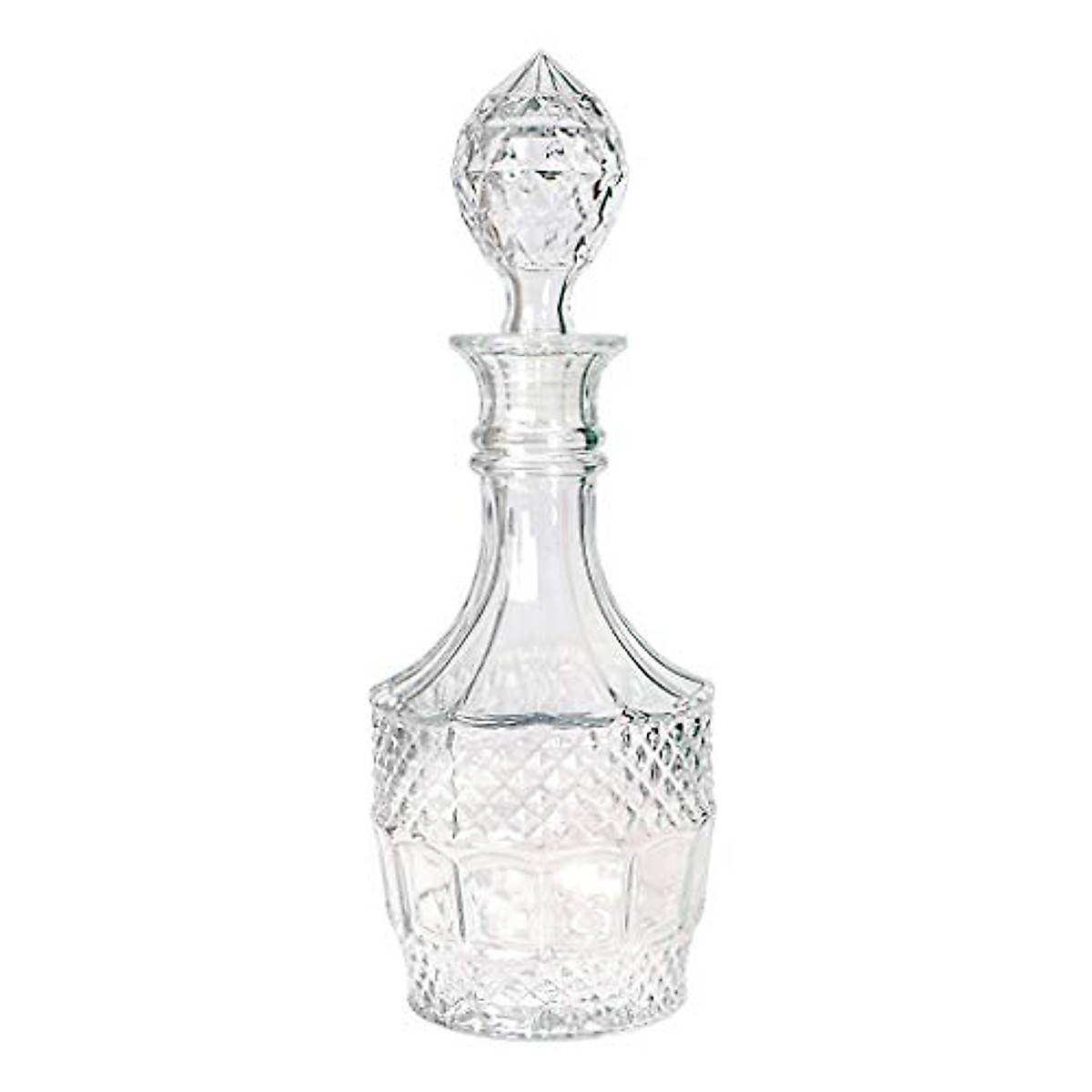 MDLUU Liquor Decanter, Glass Decanter Bottle with Airtight Stopper, Wiskey Vodka Bourbon Decanter for Gift, Home, Bar, Party Decor, 27oz/800ml