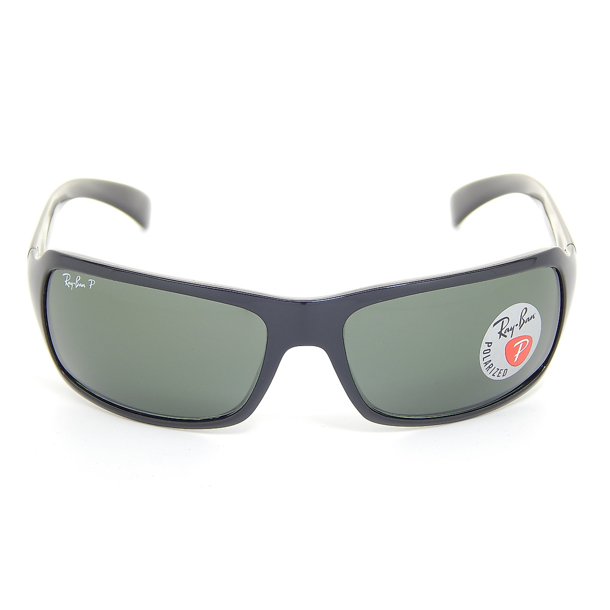 New Ray Ban RB4075 601/58 Glossy Black/G-15 XLT Polarized 61mm Sunglasses