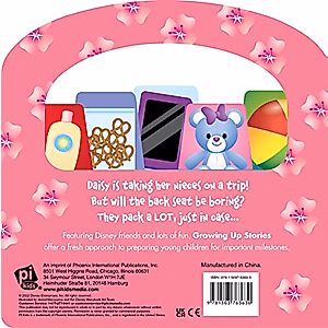 Disney Growing Up Stories with Daisy Duck - Road Tip! Handle Board Book with Fun Tabbed Pages - PI Kids